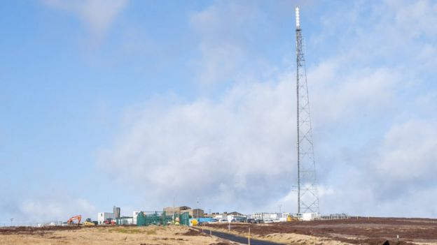 New Bilsdale TV mast to boost fire damage signal to turn on - BBC News