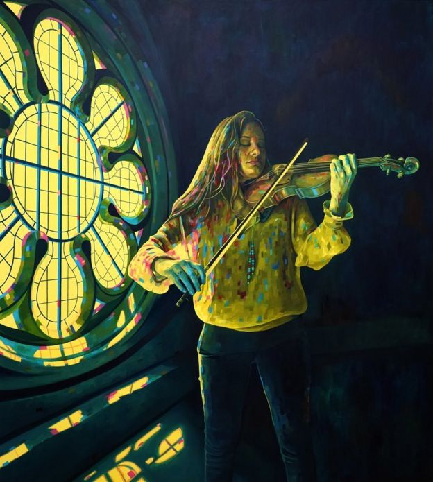 Bonnybridge painter crowned Portrait Artist of the Year - BBC News