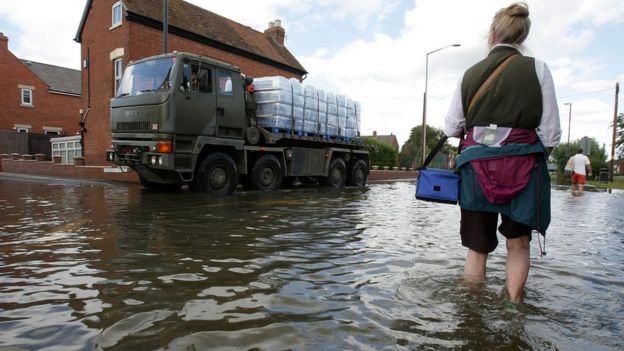 The wettest summer on record - 10 years on from the 2007 floods - BBC News