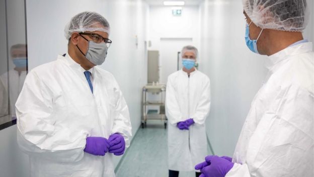Valneva vaccine begins manufacturing at Livingston plant - BBC News