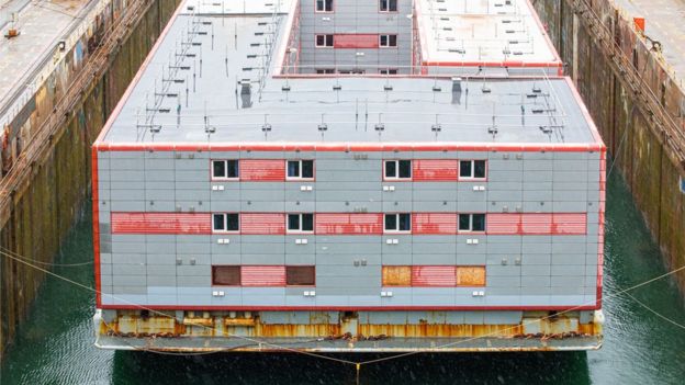 Dorset migrant barge: Community talks on asylum seeker plan begin - BBC ...