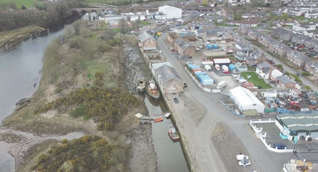 Multi-million pound Annan harbour makeover plans unveiled - BBC News