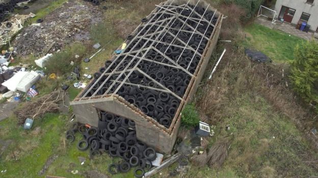 The crime gangs cashing in by burying illegal waste - BBC News