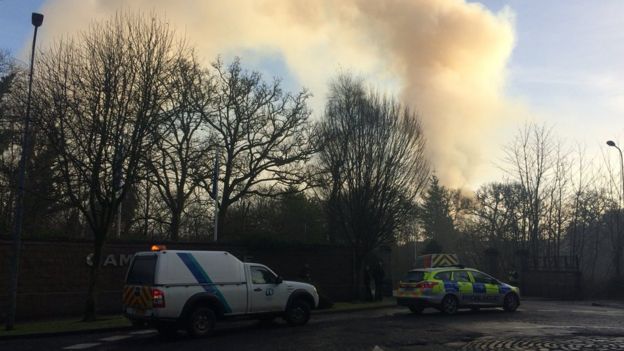 Cameron House fire: Two dead and three treated in hospital - BBC News