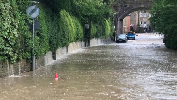 Flash flooding: Major incident declared in Somerset after heavy rain ...
