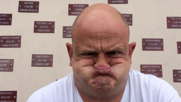 Man wins Gurning World Championships in Cumbria for second time - BBC News