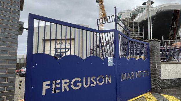 Calls for more action to safeguard Ferguson shipyard - BBC News
