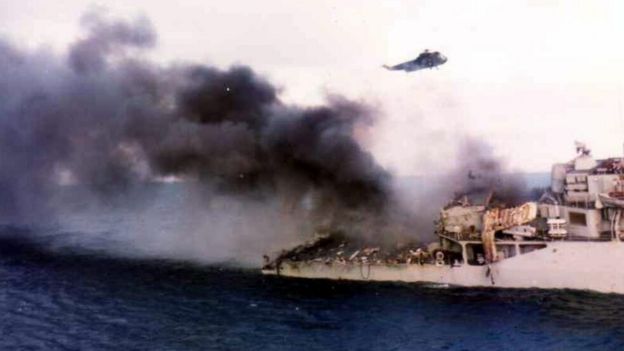 Falklands War: Survivor recalls HMS Ardent sinking - BBC News