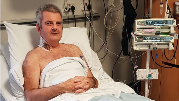 Man given transplanted heart that was kept 'alive' outside body - BBC News