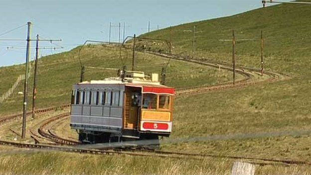 Snaefell Mountain Railway's 120th anniversary marked - BBC News
