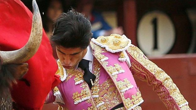 Matador Victor Barrio killed by bull in Spain - BBC News