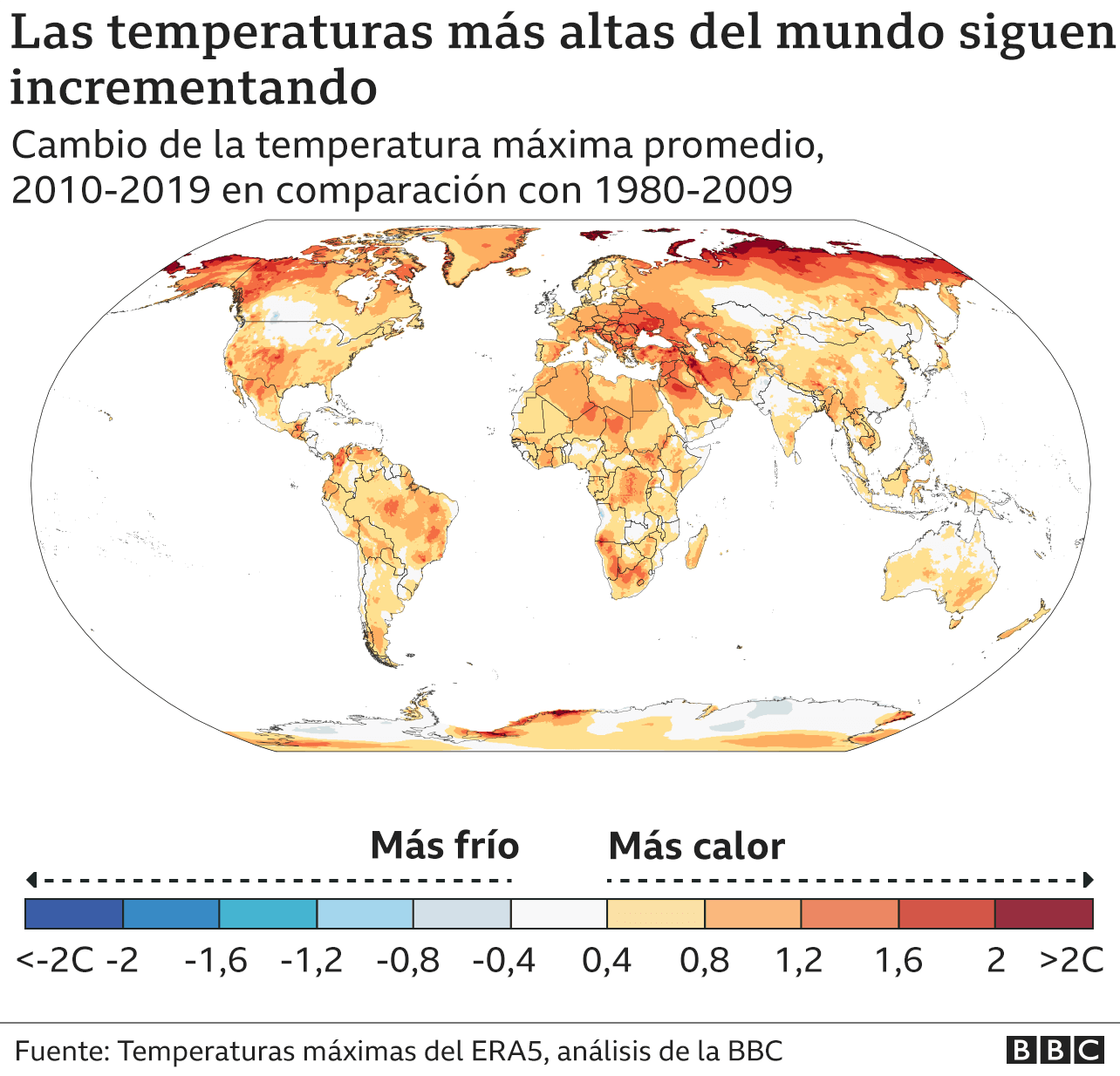 Cambio climático: el preocupante aumento de los días de más de 50ºC (y ...