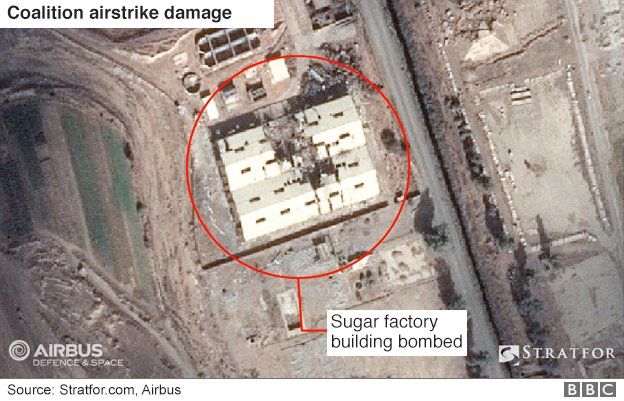 Mosul: Satellite images reveal IS airport destruction - BBC News