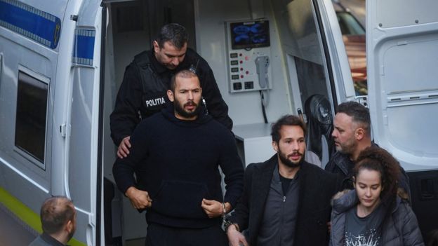 Andrew Tate was violent and coercive, says ex-girlfriend - BBC News