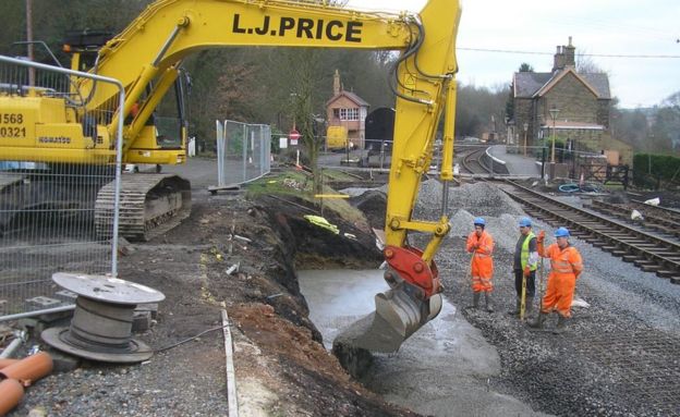 Severn Valley Railway marks 10 years since floods - BBC News
