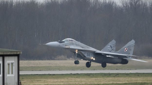Russia threatens to destroy Ukraine jets after Poland and Slovakia ...