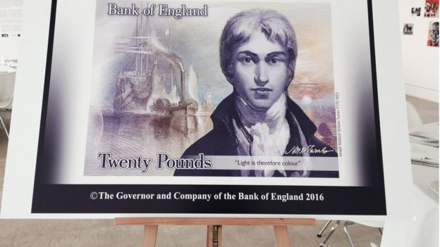 New £20 note design and personality unveiled by Bank of England - BBC News