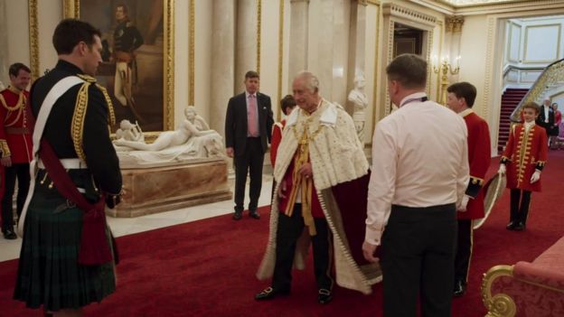 King and Queen share behind the scenes footage of Coronation rehearsals ...