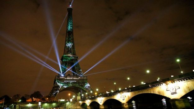 COP21: Rallies call for Paris climate change action - BBC News