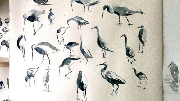 South coast revolving artist studio completes first year - BBC News