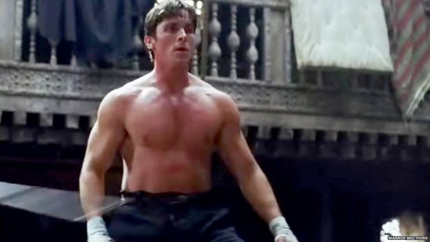 How Christian Bale put on weight - without eating 'lots of pies' - BBC News