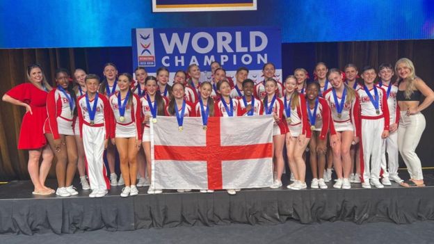 Cheerleading World Championships: Team England win gold and bronze ...