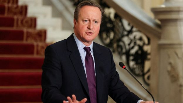UK considering recognising Palestine state, Lord Cameron says - BBC News
