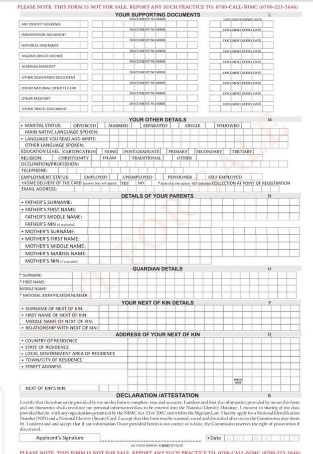 NIMC registration portal: NIMC registration form and how to check national ID card enrolment ...