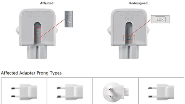Apple plug recall over safety concerns - BBC News