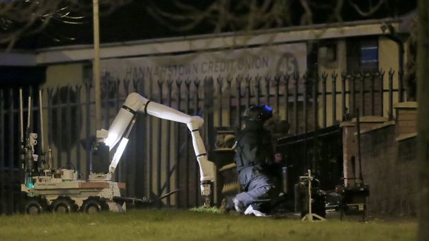 West Belfast: Second bomb found during security alert - BBC News