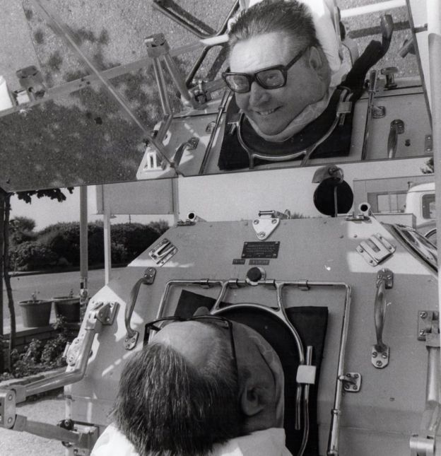 Pictures of how disabled people trained to work in factories - BBC News