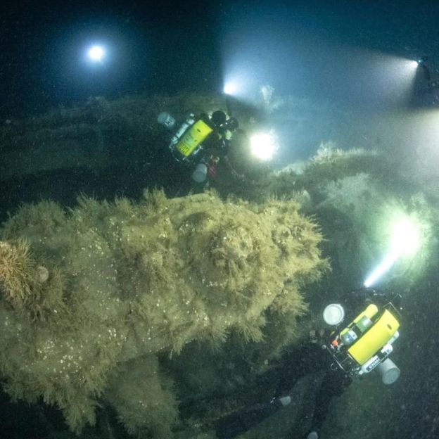 Divers identify wreck of ship sunk in 1918 off Orkney - BBC News