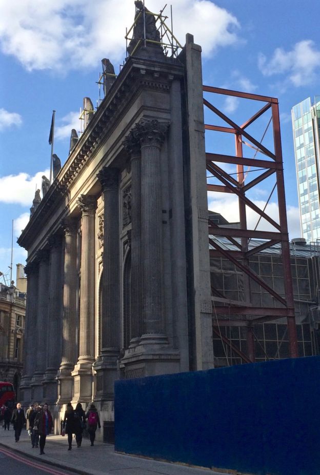 The rise of 'facadism' in London - BBC News