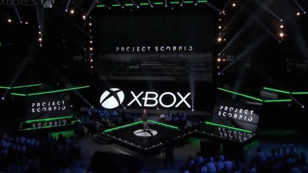 E3: Microsoft unveils Xbox One S and teases Project Scorpio - BBC News