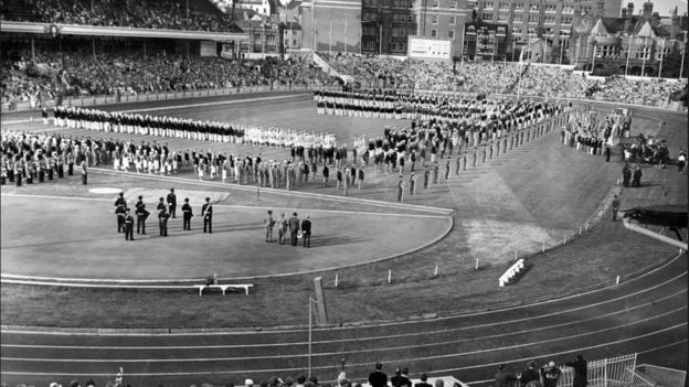 Maindy Velodrome: Last remnant of Wales' biggest event - BBC News
