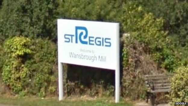 Watchet paper mill set to close with 'tragic' loss of 170 jobs - BBC News