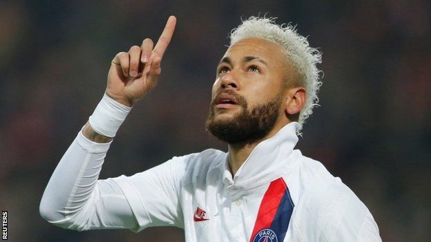 Kobe Bryant: Neymar remembers NBA legend with goal celebration - BBC Sport
