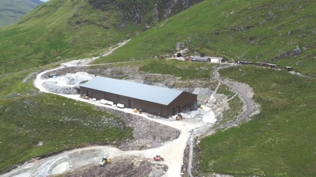 Scotgold launches review of Tyndrum mine operations - BBC News
