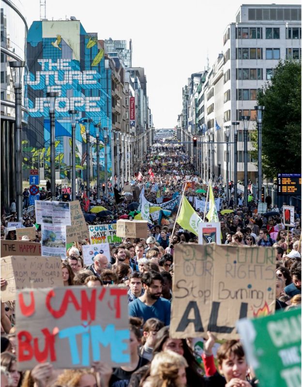 Millions attend global climate strike - BBC News