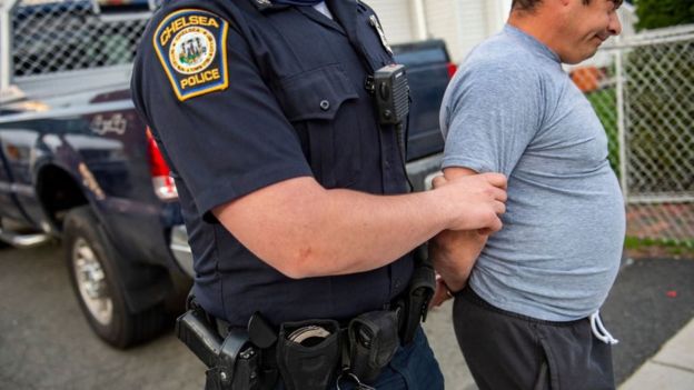 George Floyd death: How US police are trying to win back trust - BBC News