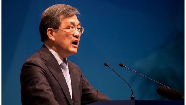 Samsung Electronics CEO resigns over 'unprecedented crisis' - BBC News