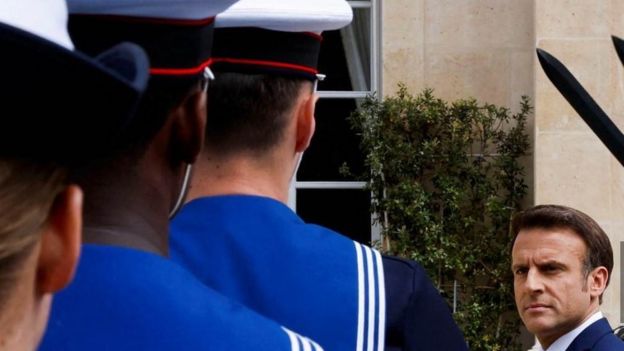 Emmanuel Macron inauguration: Macron second term begin for Elysee ...