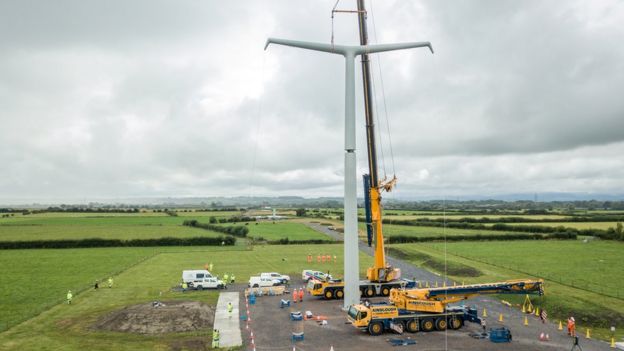 UK gets first new-style pylons in a century - BBC News