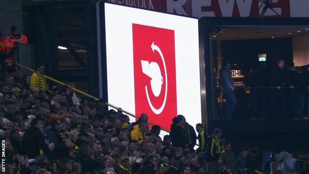 VAR signals for stadium fans still under review - BBC Sport