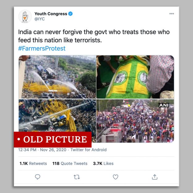 India farmers: Misleading content shared about the protests - BBC News