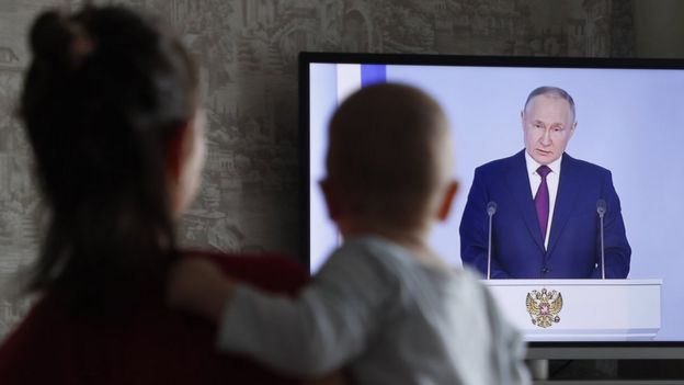 Ukraine war: President Putin speech fact-checked - BBC News