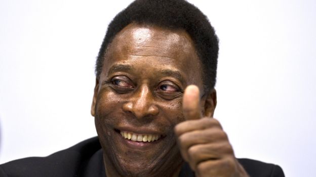 In pictures: When Pele played in Scotland - BBC News