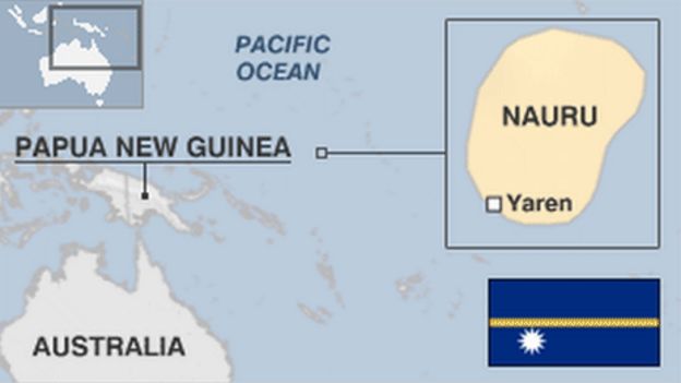 Riot hits Australian-run migrant camp on Nauru - BBC News