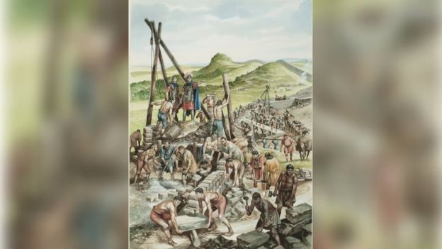 Segedunum exhibition explores Hadrian's Wall construction - BBC News