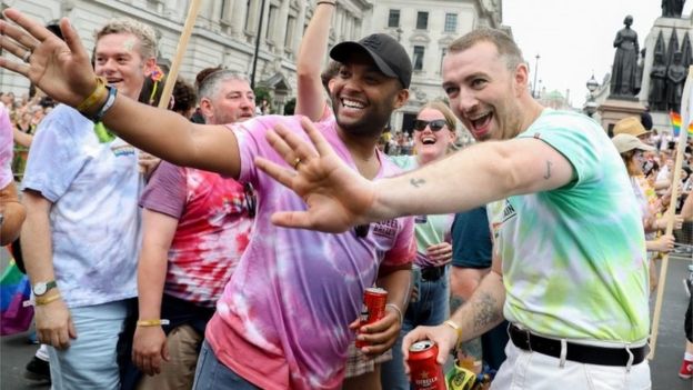 Pride in London marks 50 years of protest - BBC News